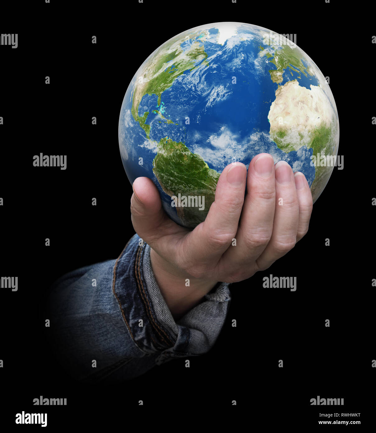 Hand finger shape globe hi-res stock photography and images - Alamy