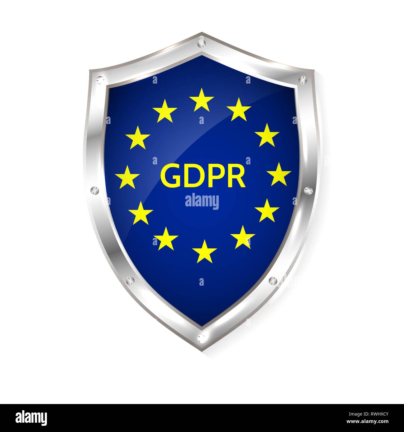 EU General Data Protection Regulation. eu gdpr vector illustration ...