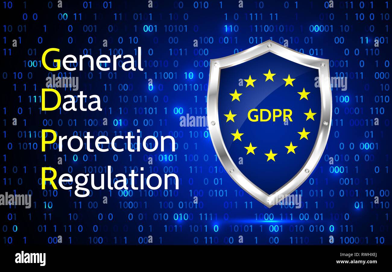 EU General Data Protection Regulation. eu gdpr vector illustration ...