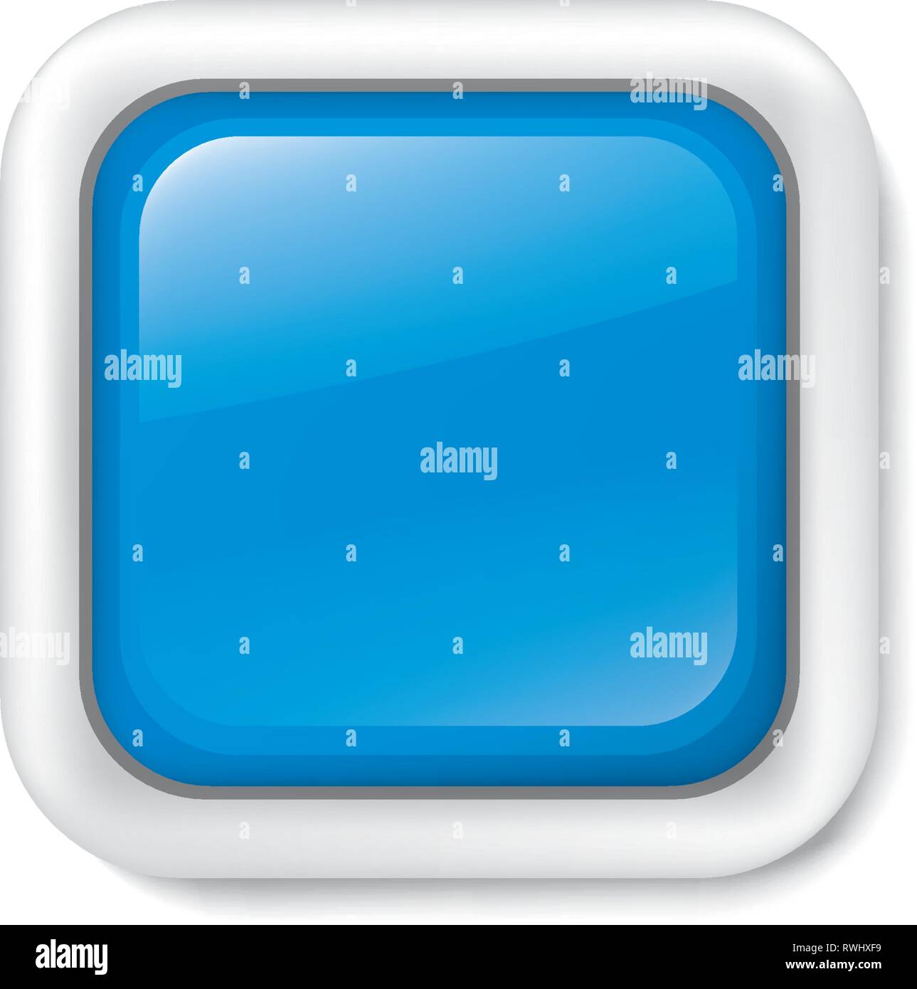 blue sticker on white background. Vector illustration Stock Vector ...