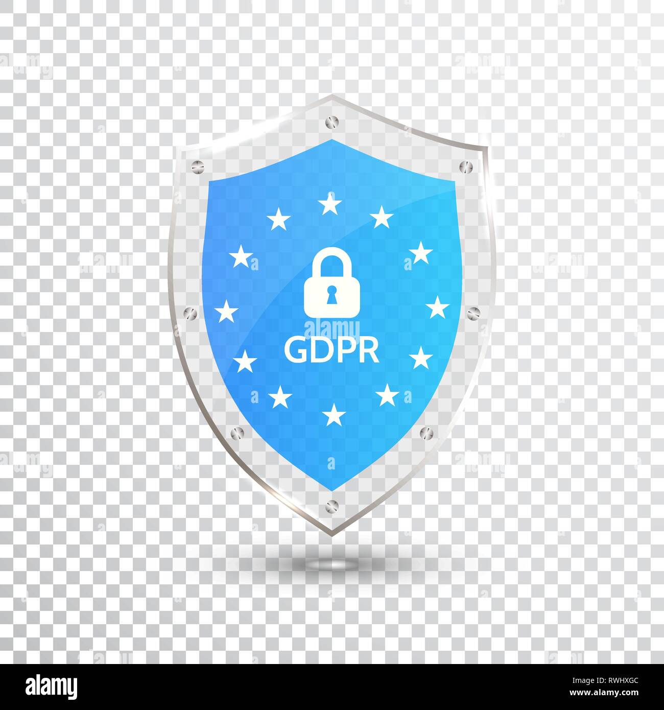 EU General Data Protection Regulation. eu gdpr vector illustration ...