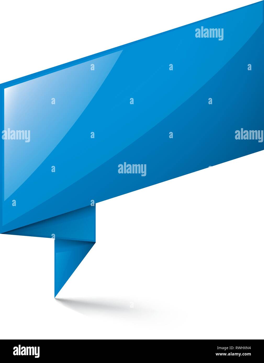 blue sticker on white background. Vector illustration Stock Vector ...