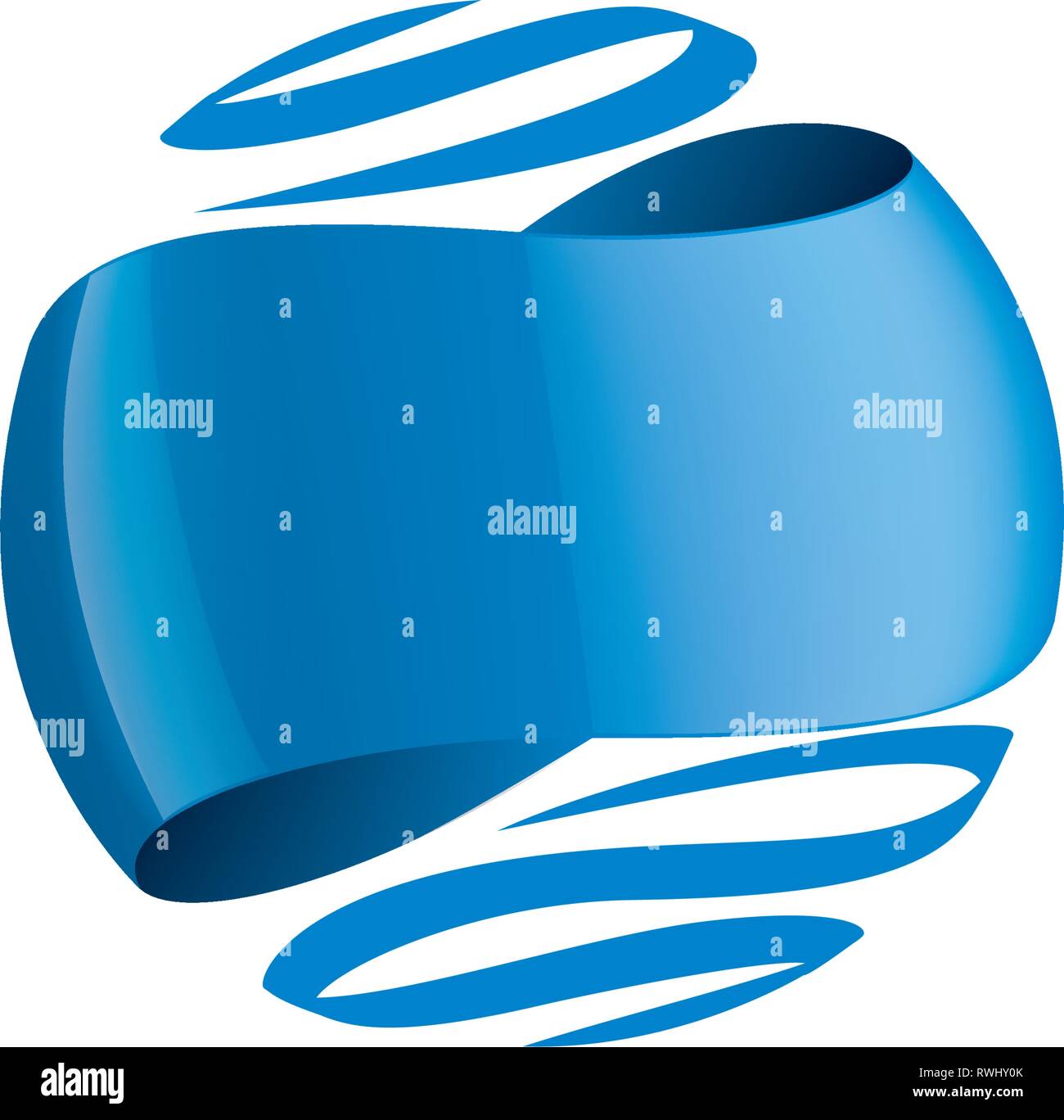 blue sticker on white background. Vector illustration Stock Vector ...