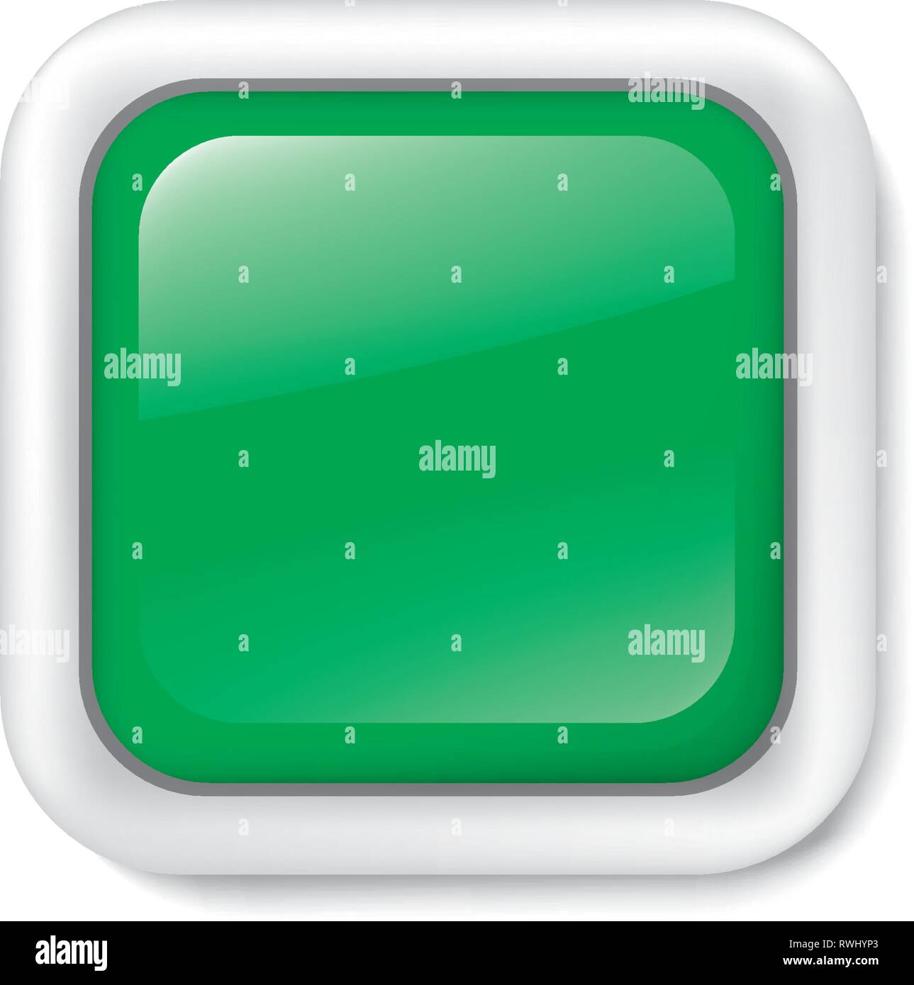green sticker on white background. Vector illustration Stock Vector ...