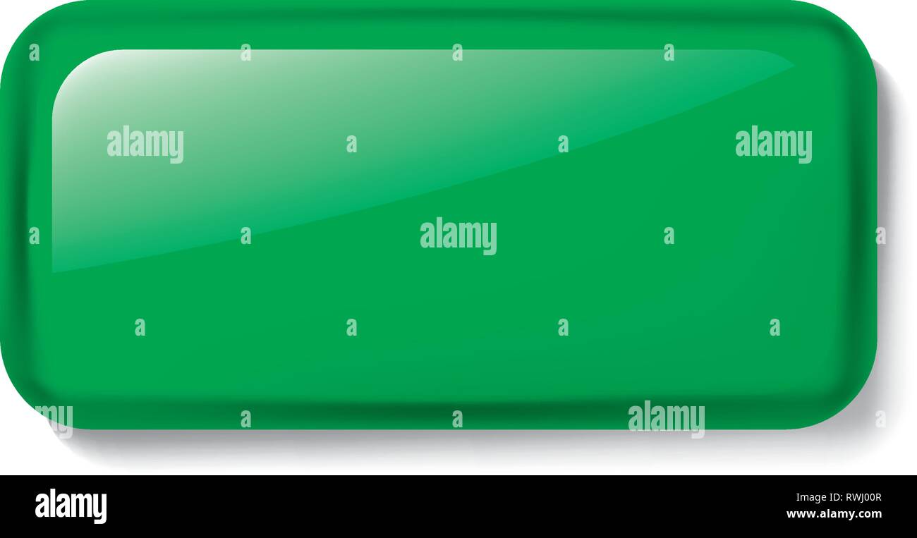 green sticker on white background. Vector illustration Stock Vector ...