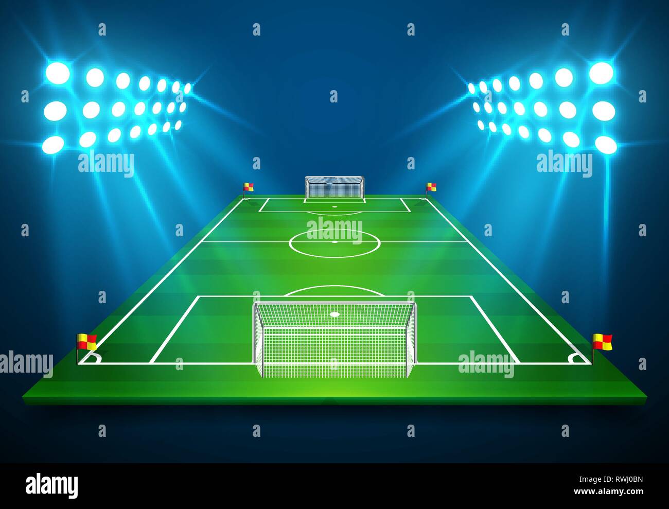 Football Stadium Light Vector Which Type Lights Are Used In Sports