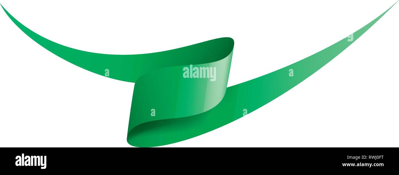 green sticker on white background. Vector illustration Stock Vector ...