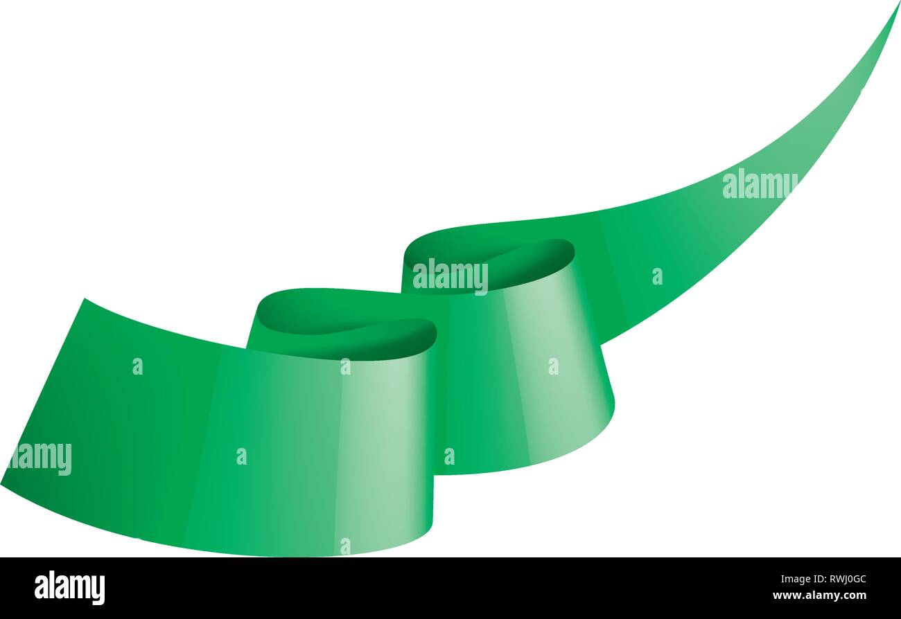 green sticker on white background. Vector illustration Stock Vector ...