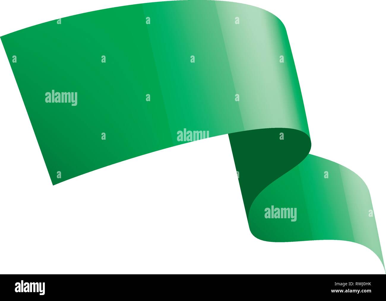 green sticker on white background. Vector illustration Stock Vector ...