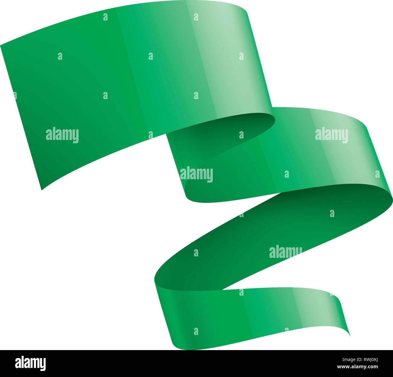 green sticker on white background. Vector illustration Stock Vector ...