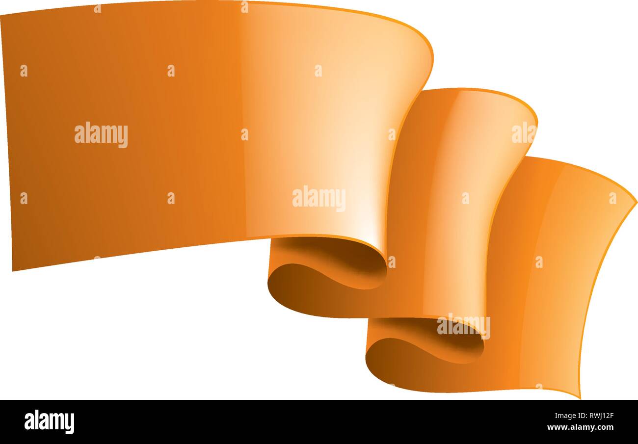 orange sticker on white background. Vector illustration Stock Vector ...