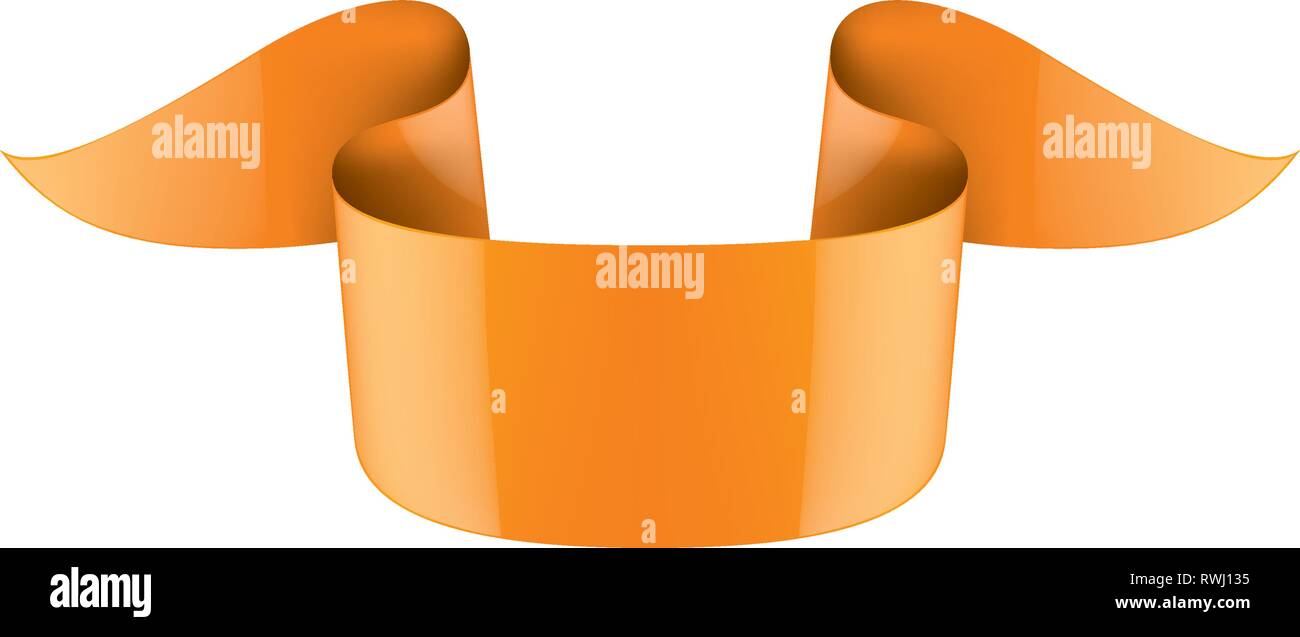 orange sticker on white background. Vector illustration Stock Vector ...