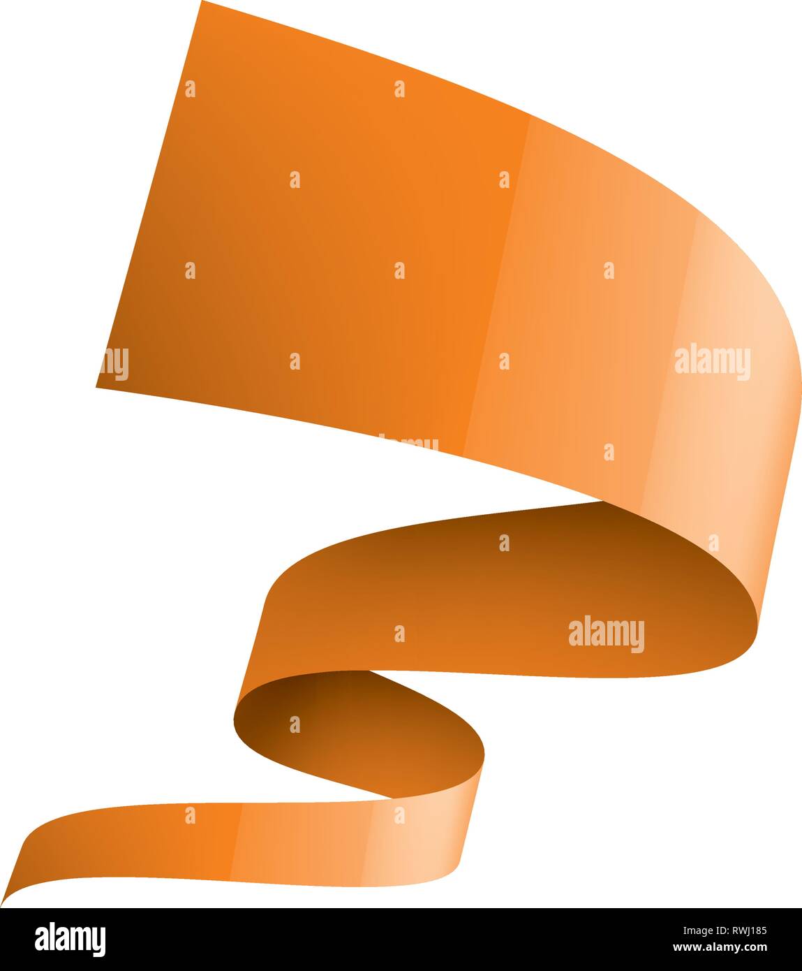 orange sticker on white background. Vector illustration Stock Vector ...