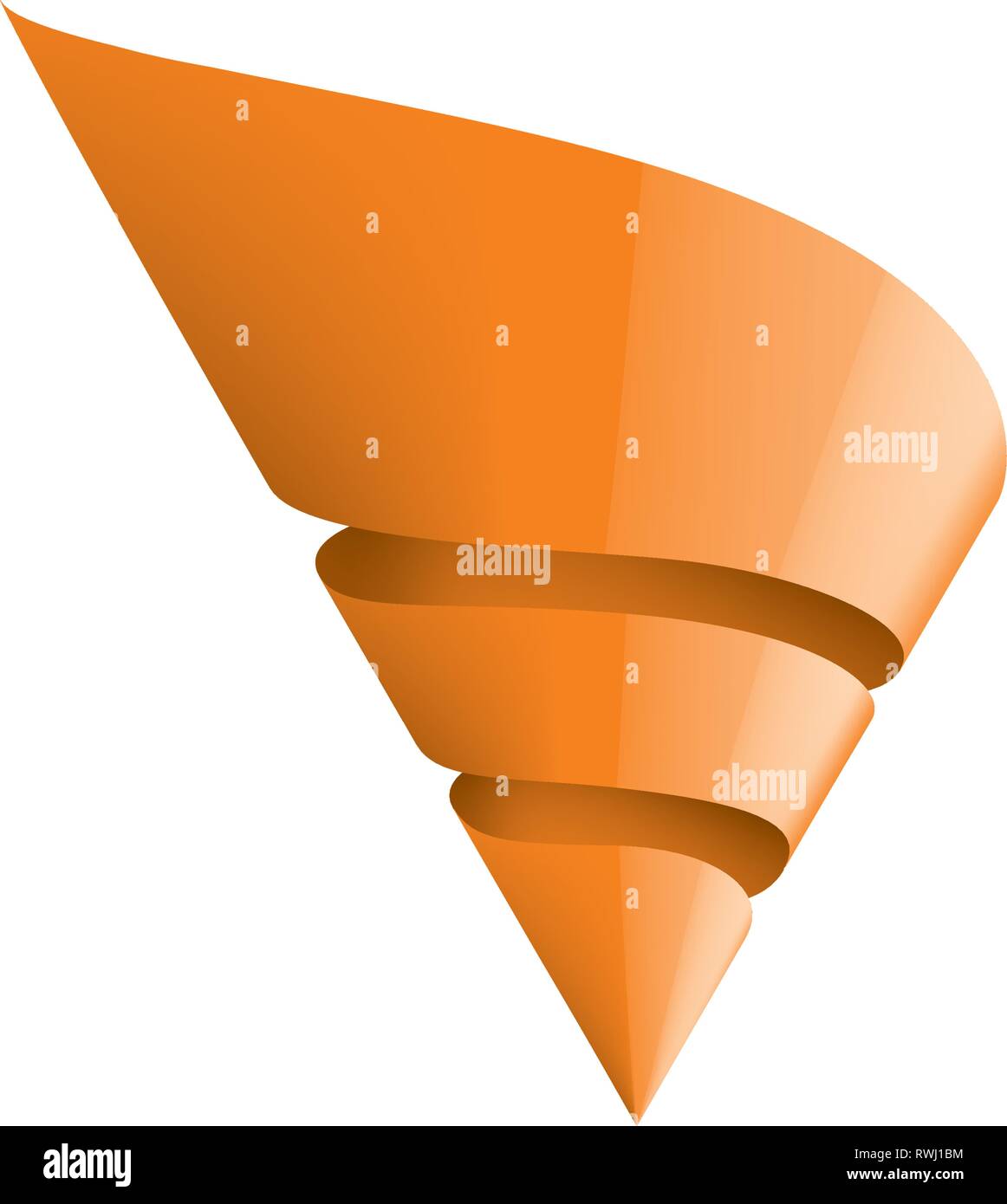 orange sticker on white background. Vector illustration Stock Vector ...