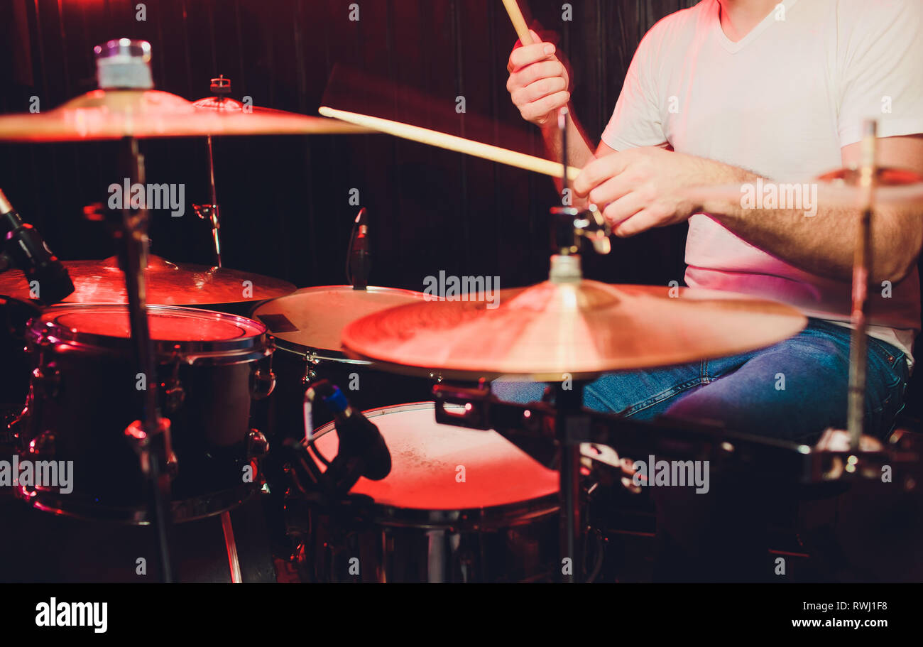 Overhead view musical instruments hi-res stock photography and images ...