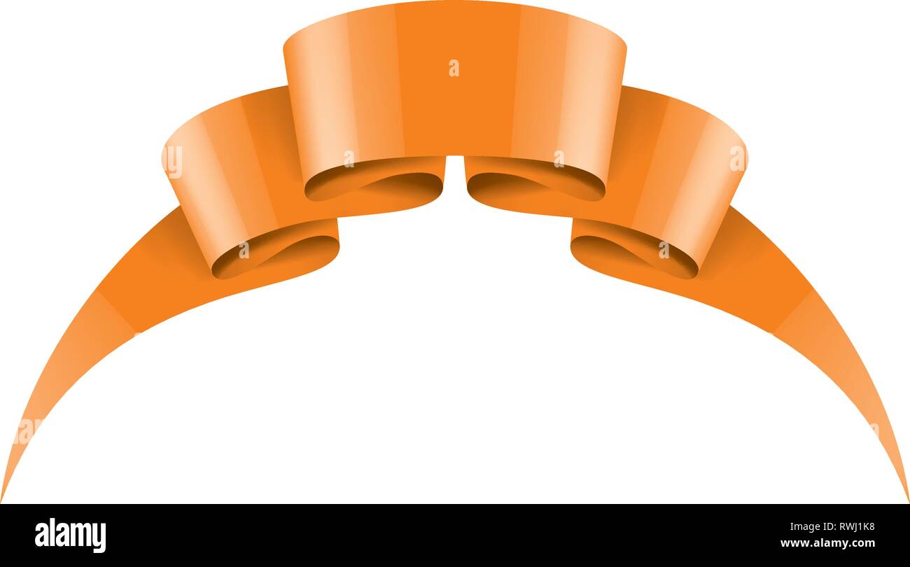 orange sticker on white background. Vector illustration Stock Vector ...