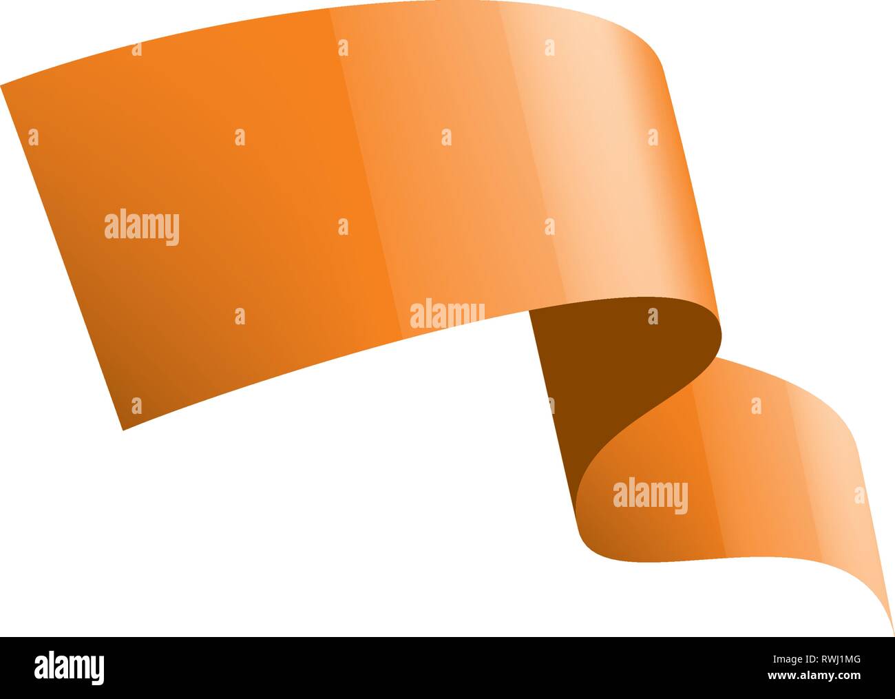 orange sticker on white background. Vector illustration Stock Vector ...