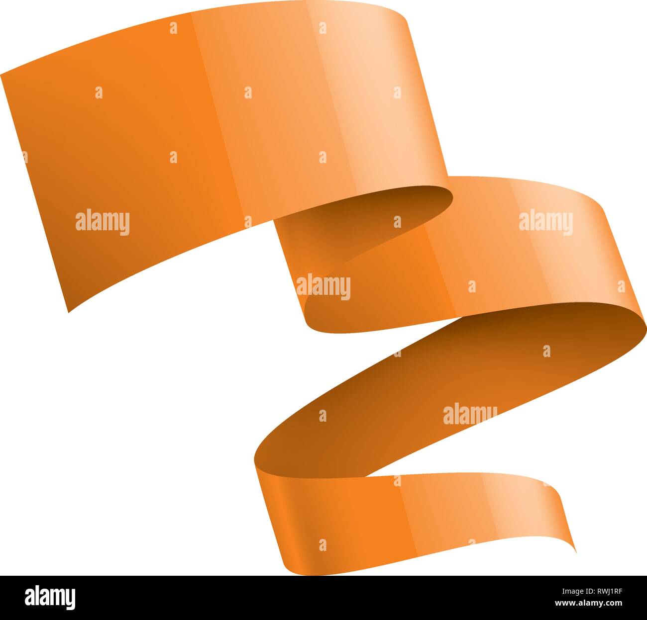 orange sticker on white background. Vector illustration Stock Vector ...