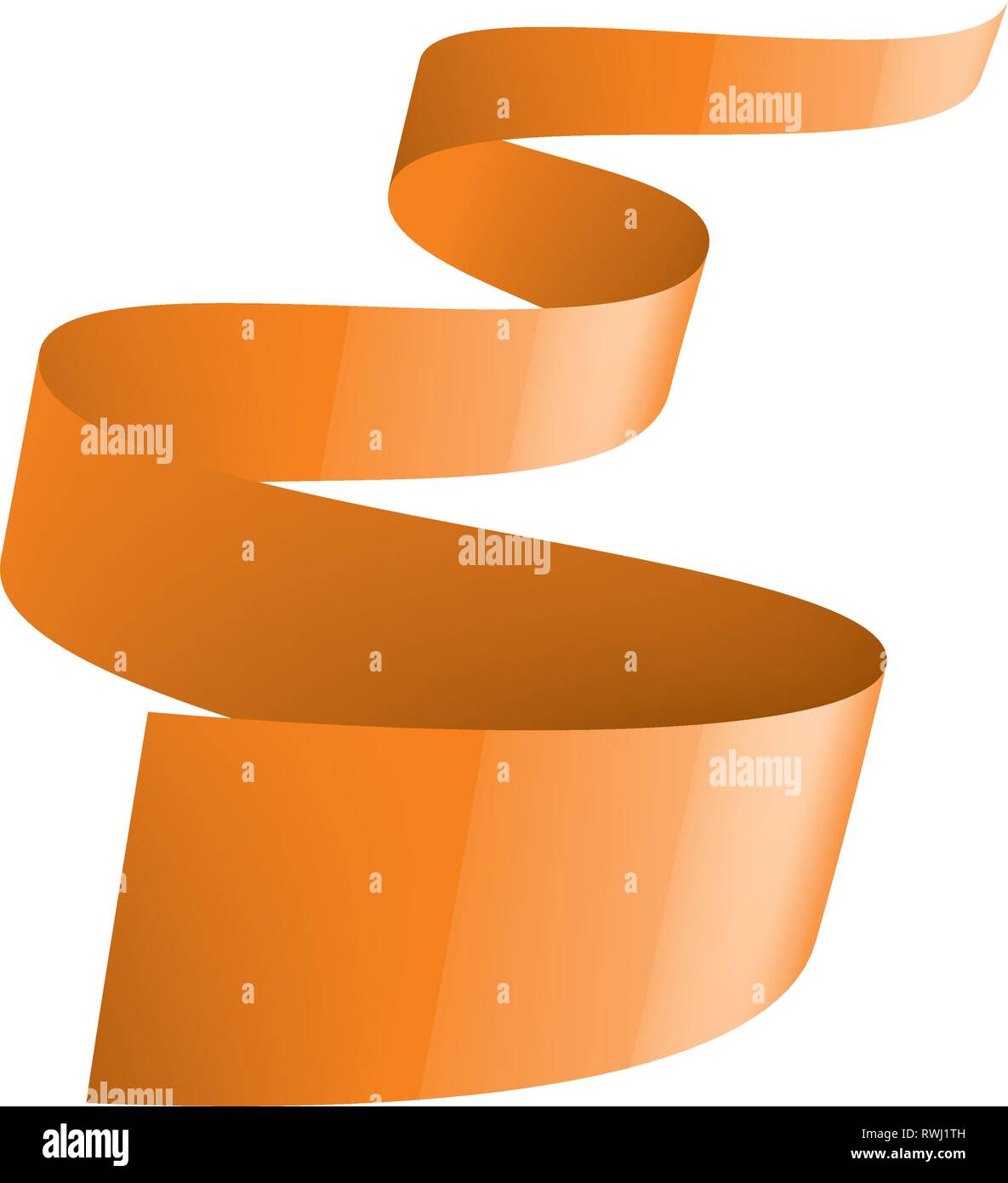 orange sticker on white background. Vector illustration Stock Vector ...