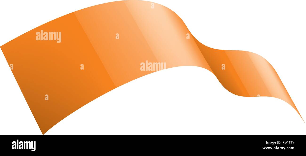 orange sticker on white background. Vector illustration Stock Vector ...