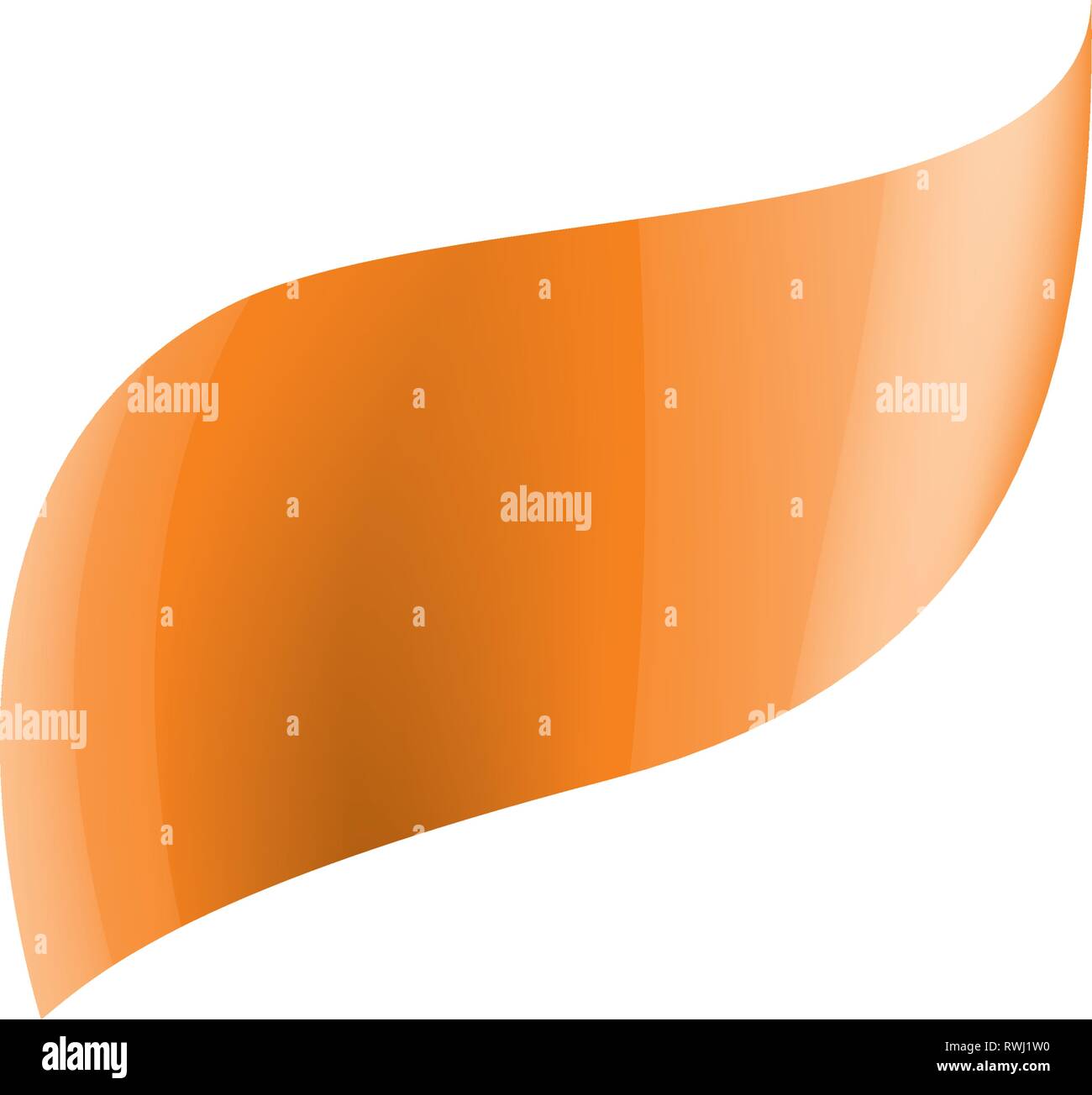 orange sticker on white background. Vector illustration Stock Vector ...