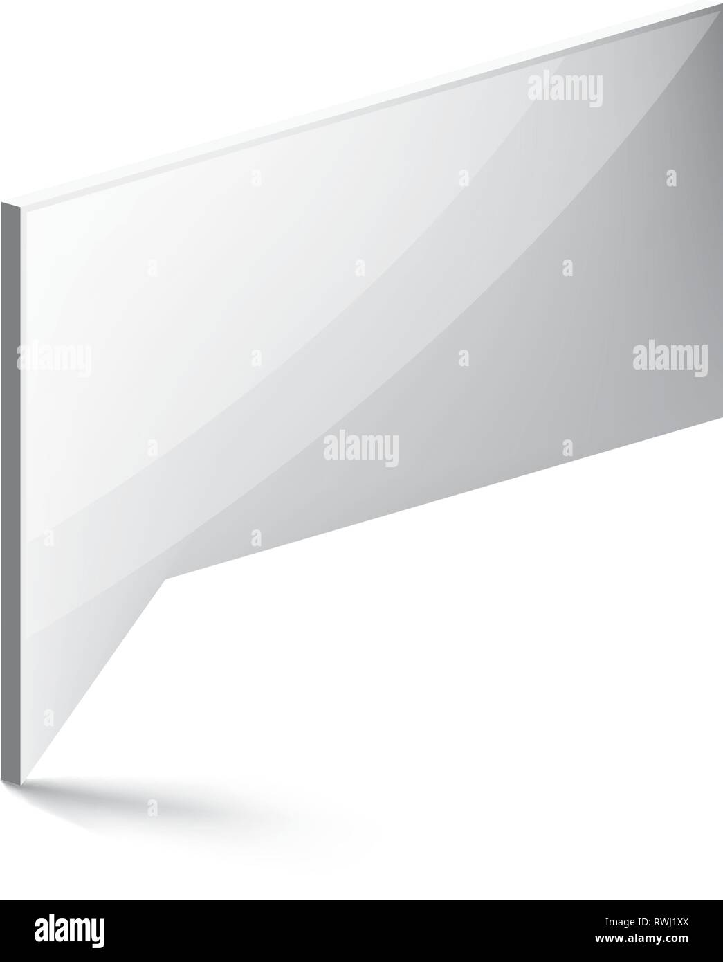 white sticker on white background. Vector illustration Stock Vector ...