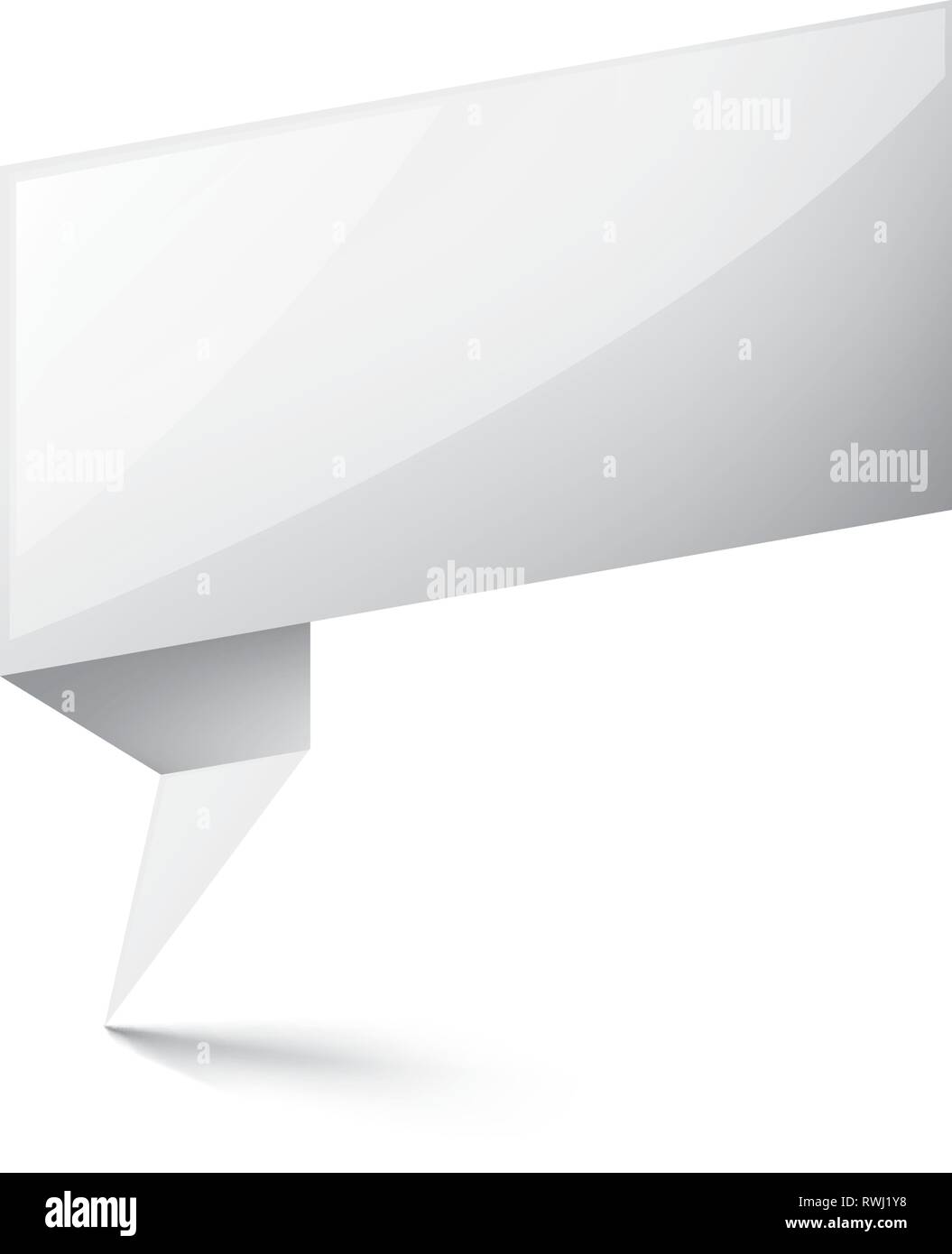 white sticker on white background. Vector illustration Stock Vector ...