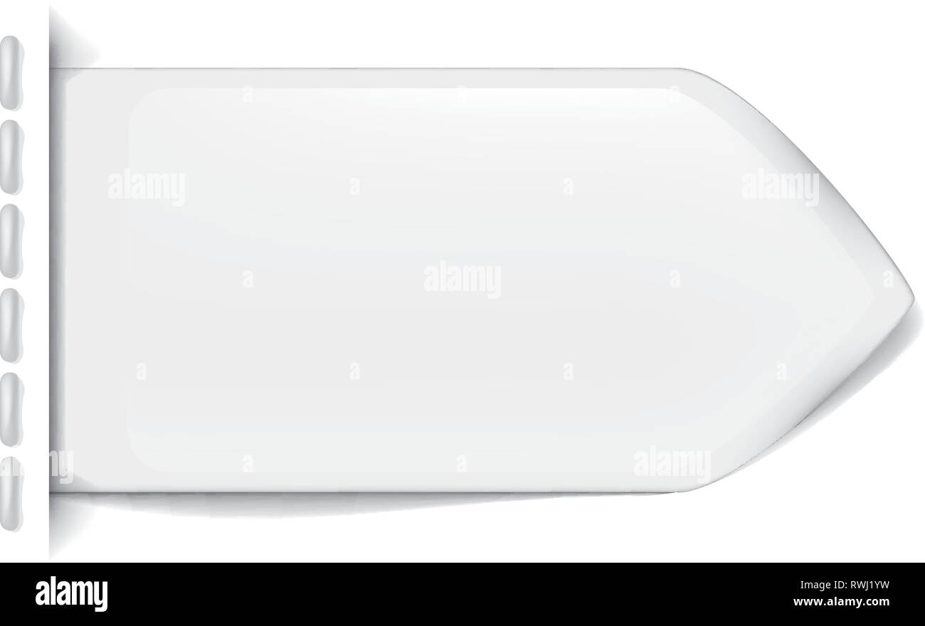 white sticker on white background. Vector illustration Stock Vector ...