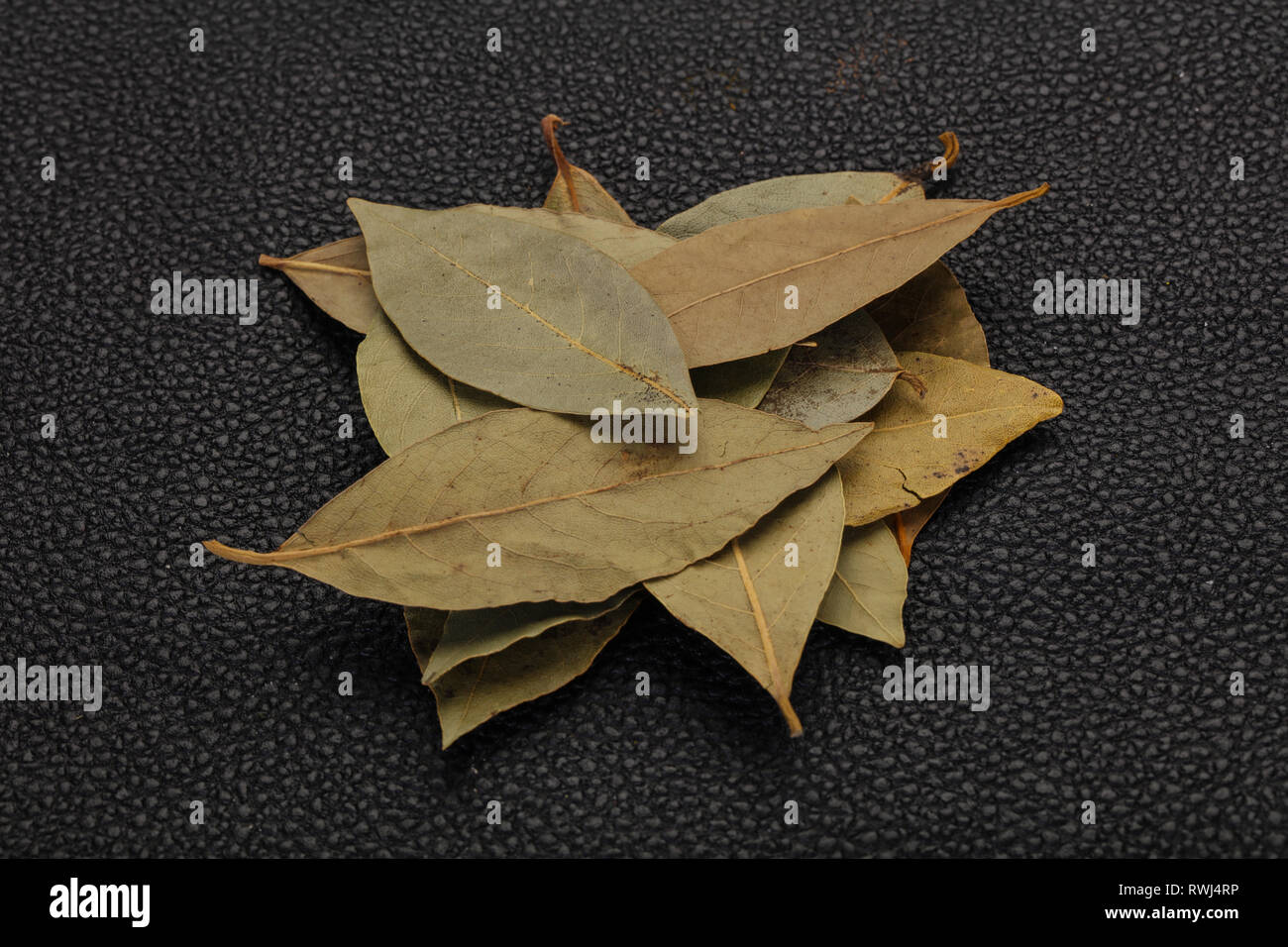 Dry laurel leaves - ready for cooking Stock Photo - Alamy