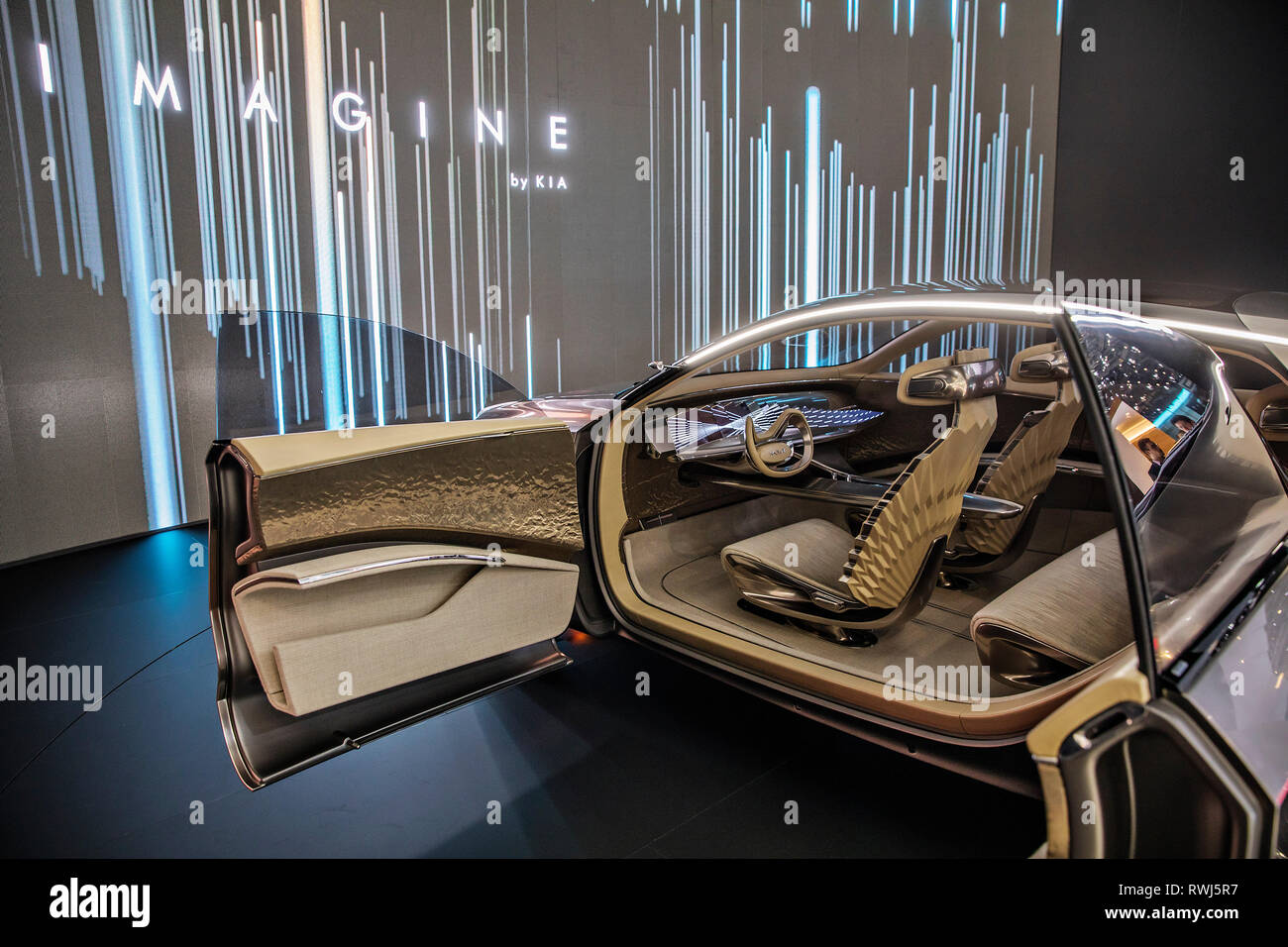 Concept Imagine by Kia was presented during the 2019 Geneva ...