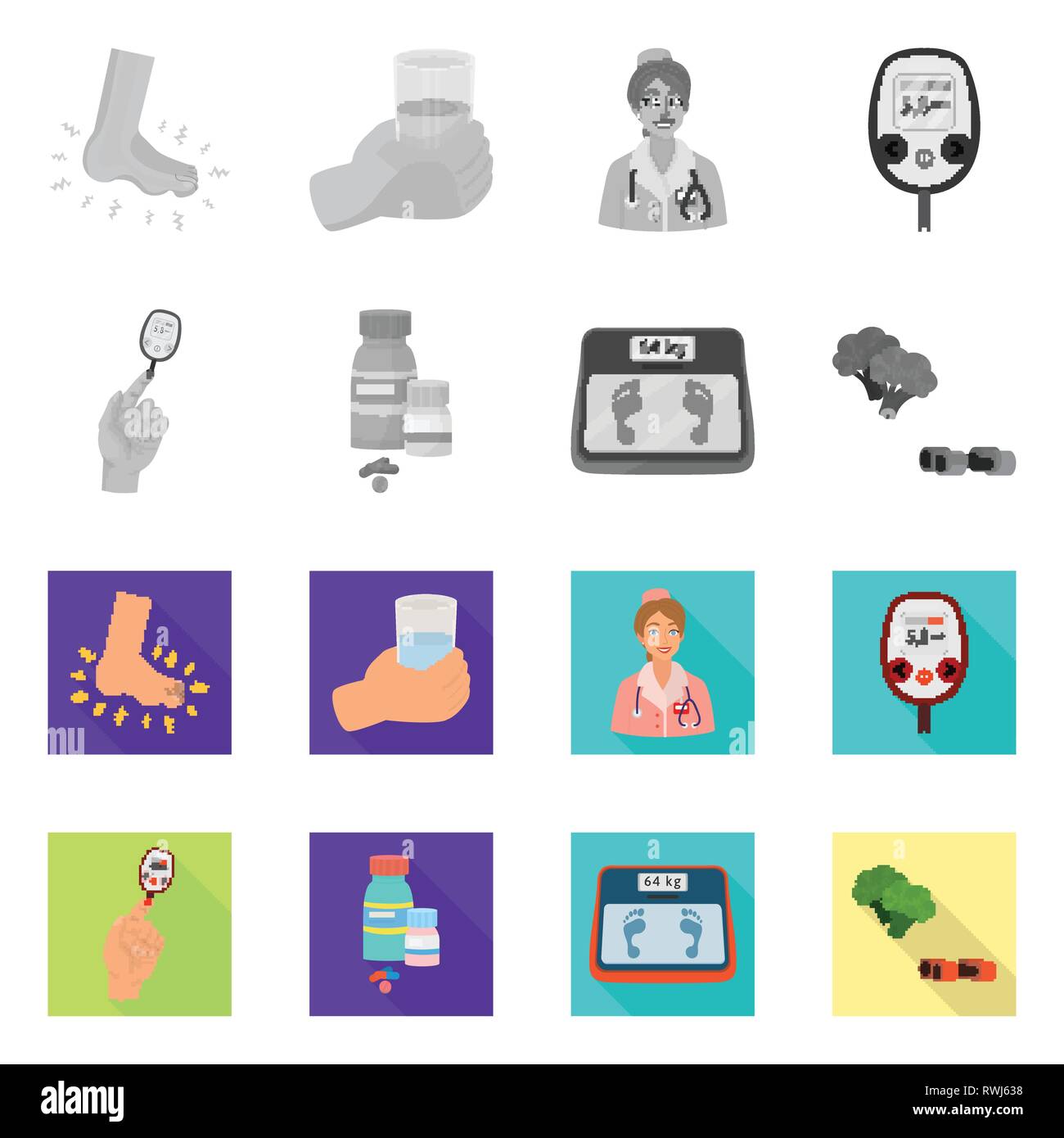 foot,water,nurse,glucometer,bottle,Libra,broccoli,flatfoot,drink,doctor ...