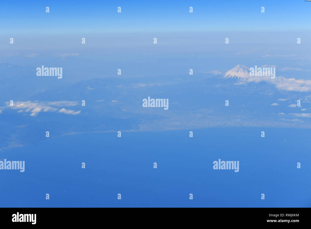 Aerial view of Mount Fuji, Japan Stock Photo - Alamy