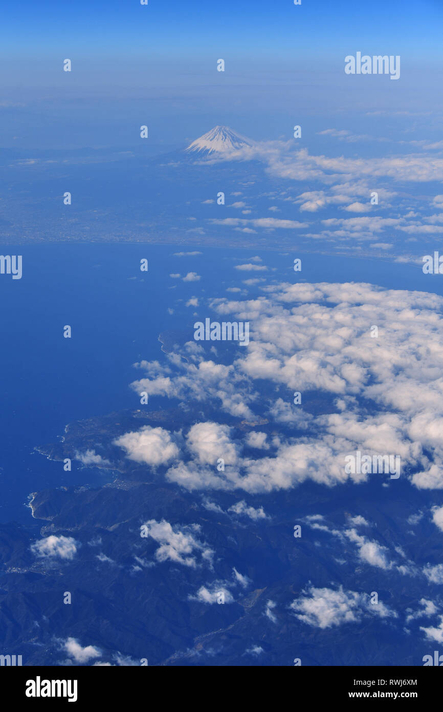 Aerial view of Mount Fuji, Japan Stock Photo - Alamy
