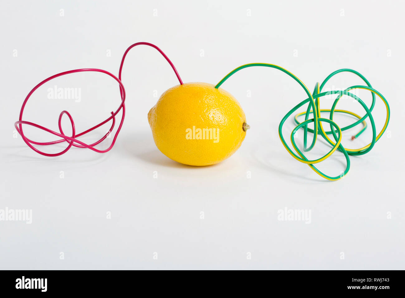 Classroom chemistry experiment items for making a fruit battery to ...