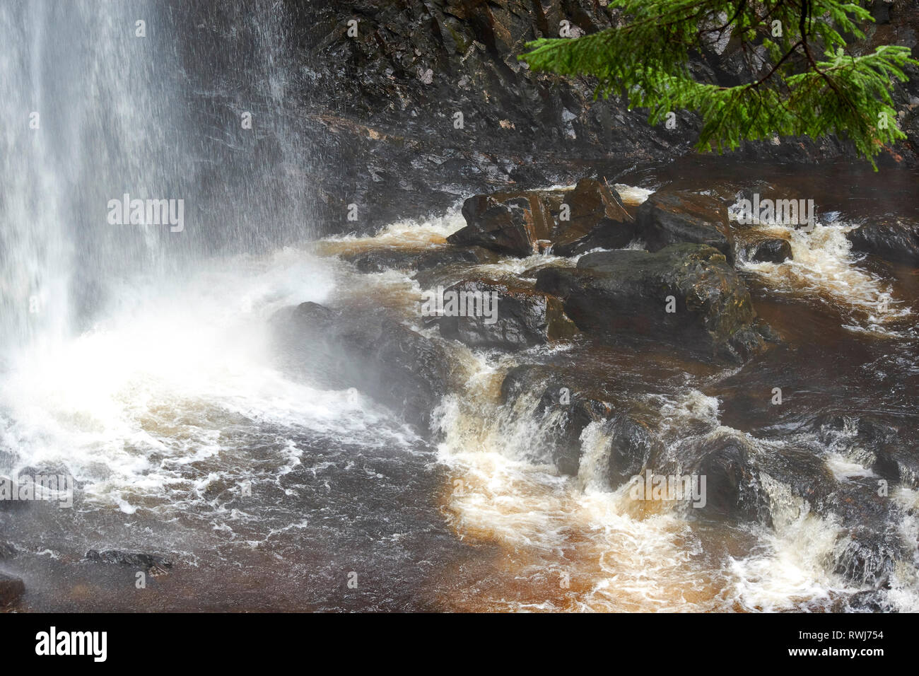 Plodda falls and river hi-res stock photography and images - Alamy