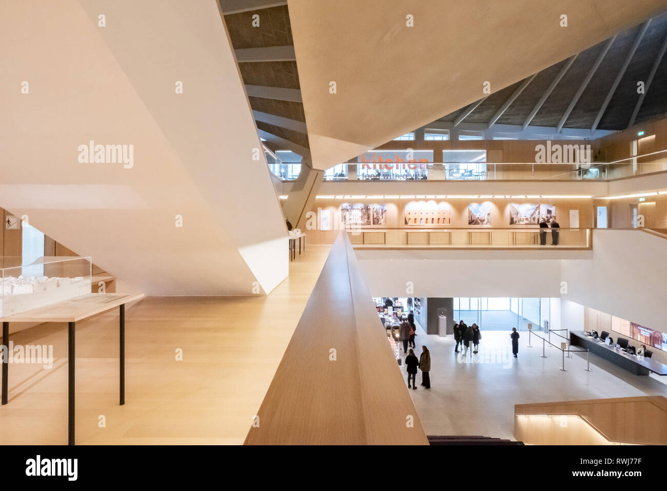 The interior of the he Design Museum is a museum in Kensington, London ...