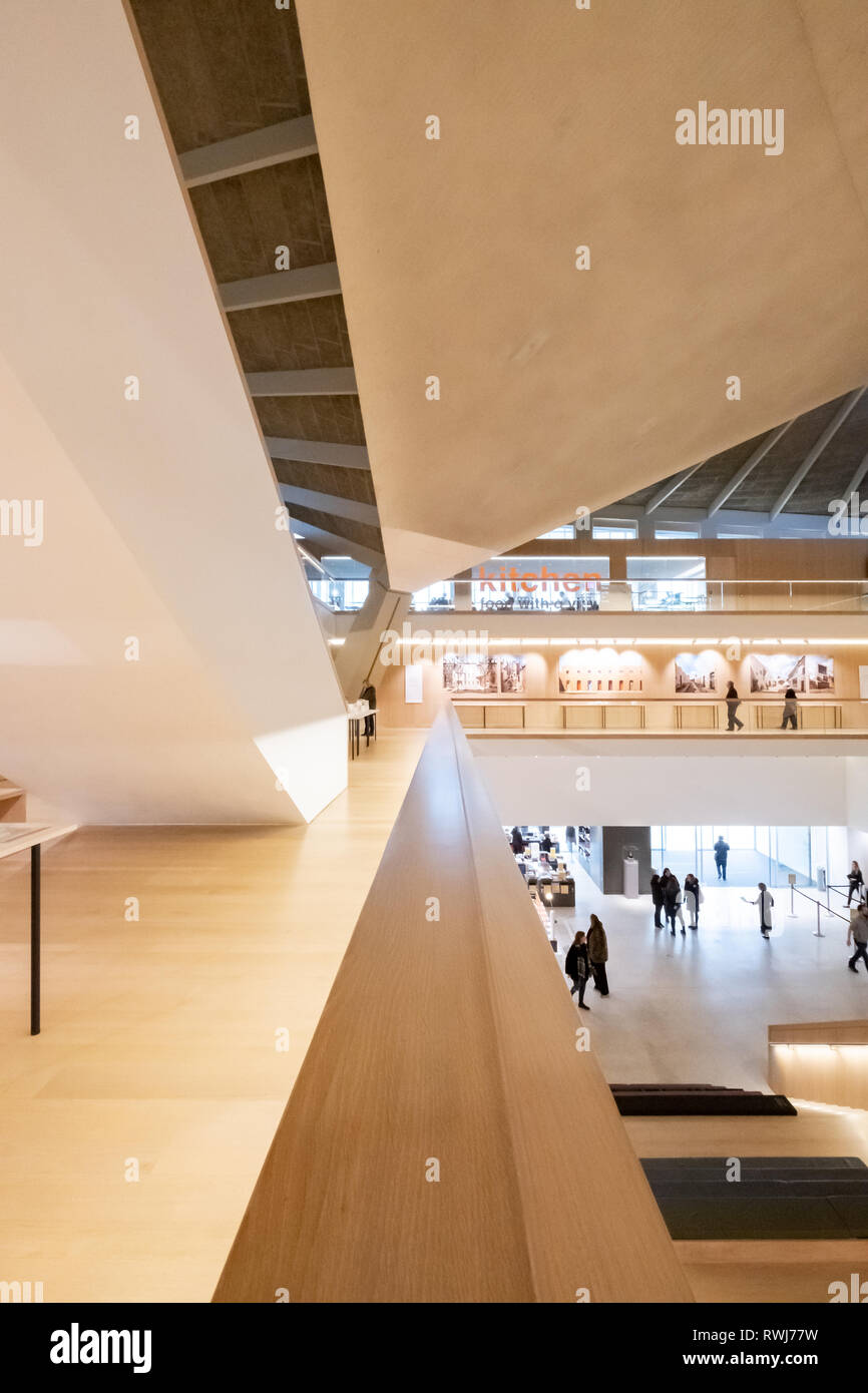 The interior of the he Design Museum is a museum in Kensington, London ...