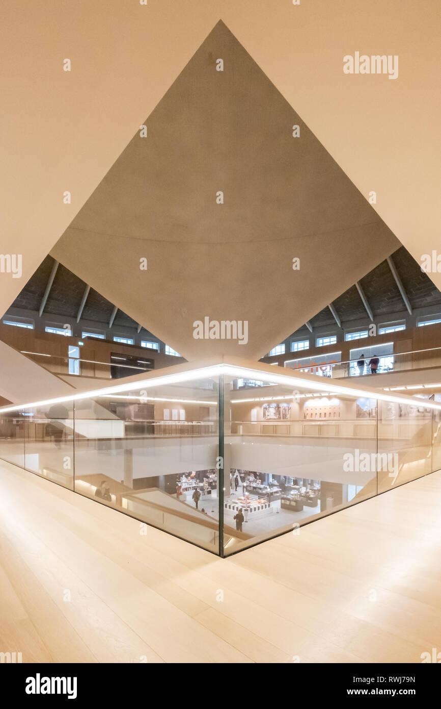 The interior of the he Design Museum is a museum in Kensington, London ...