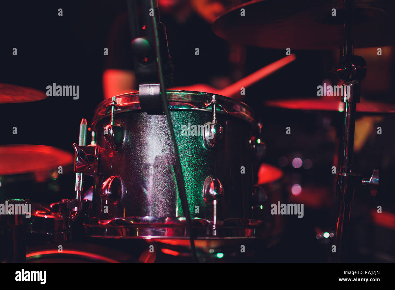 Drummer plays sticks on snare hi-res stock photography and images - Alamy