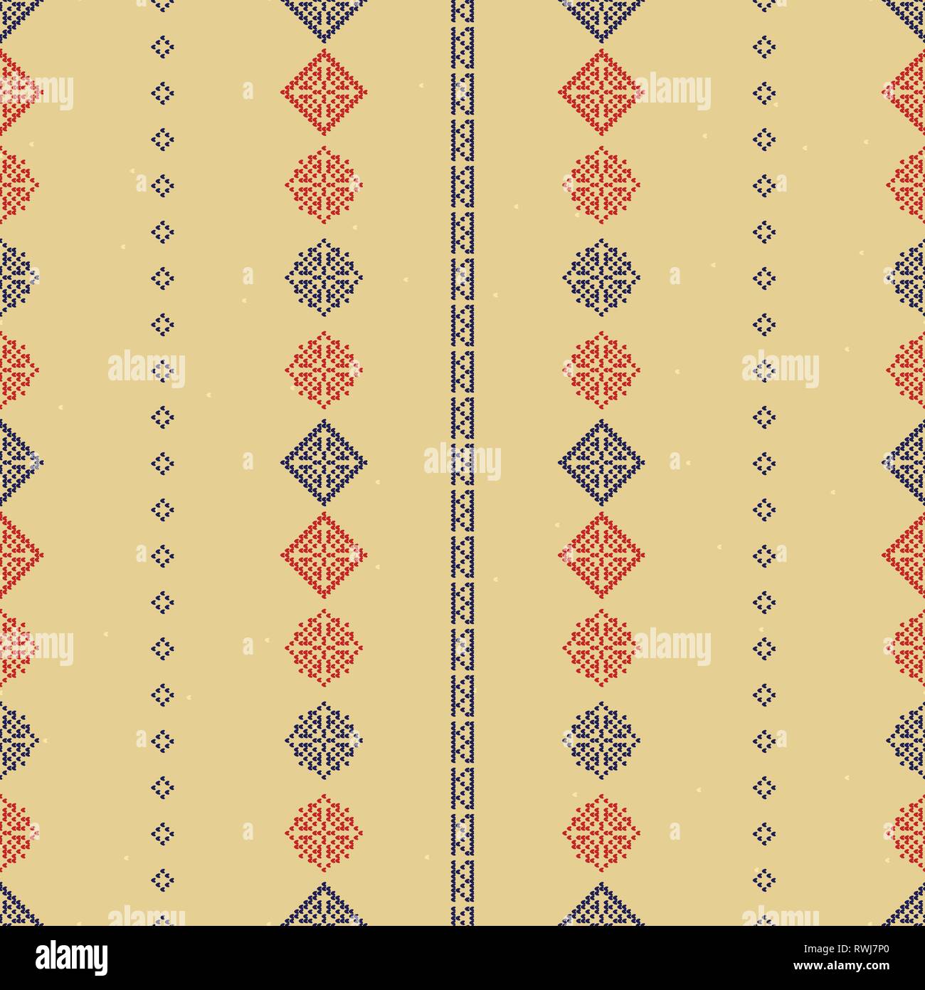 Traditional Norway Style Seamless Knitting Pattern. Abstract ethnic ...