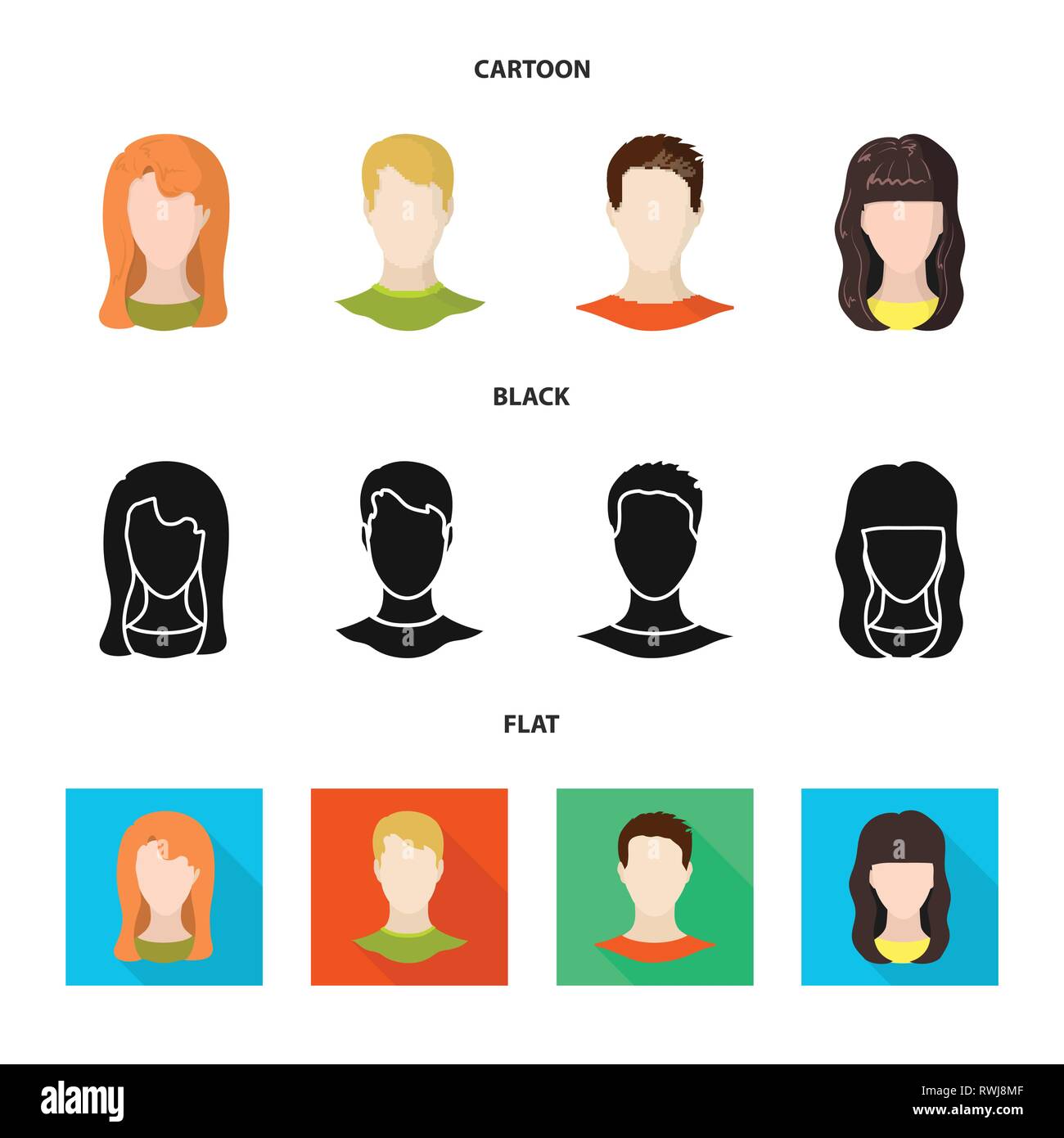 Vector design of professional and photo icon. Collection of ...