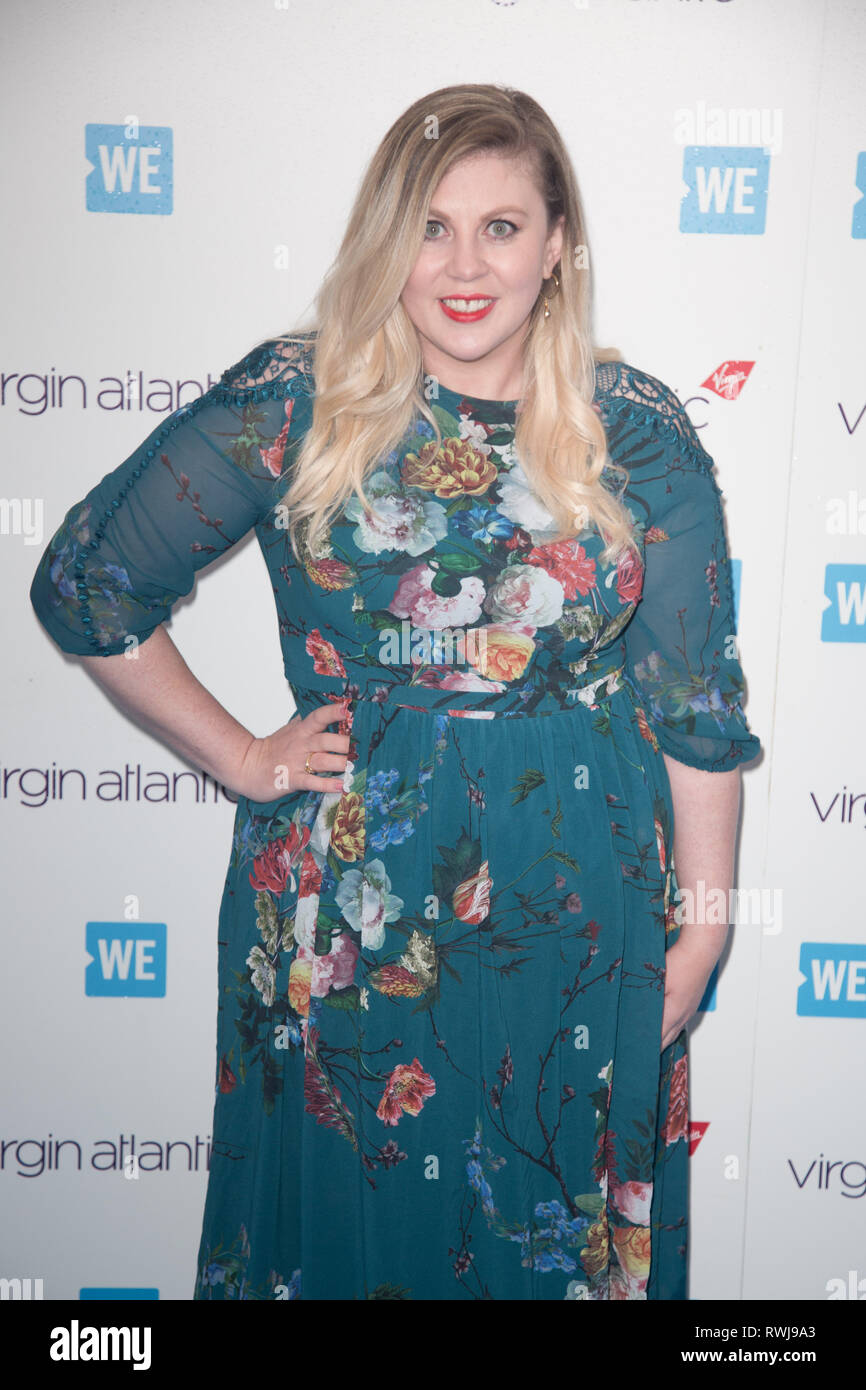 London, UK. 6th Mar 2019. Louise Pentland attends WE Day 2019, Wembley ...