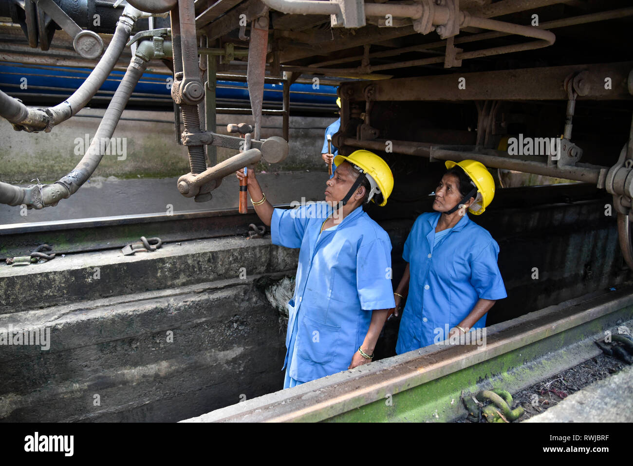 Indian railway employee hi-res stock photography and images - Alamy