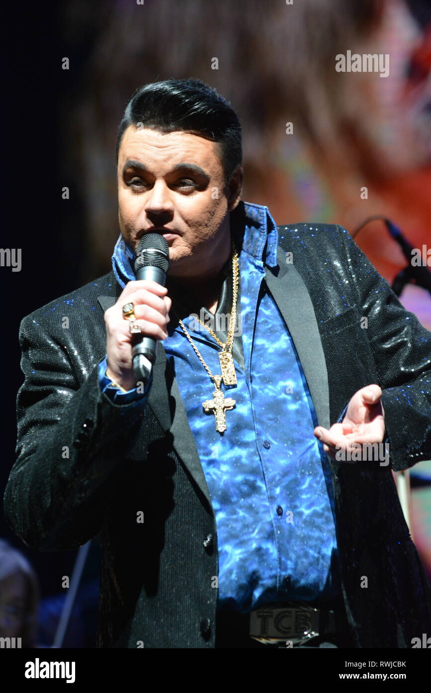 Moscow, Russia. 6th Mar 2019. Concert in memory of Elvis Presley in ...