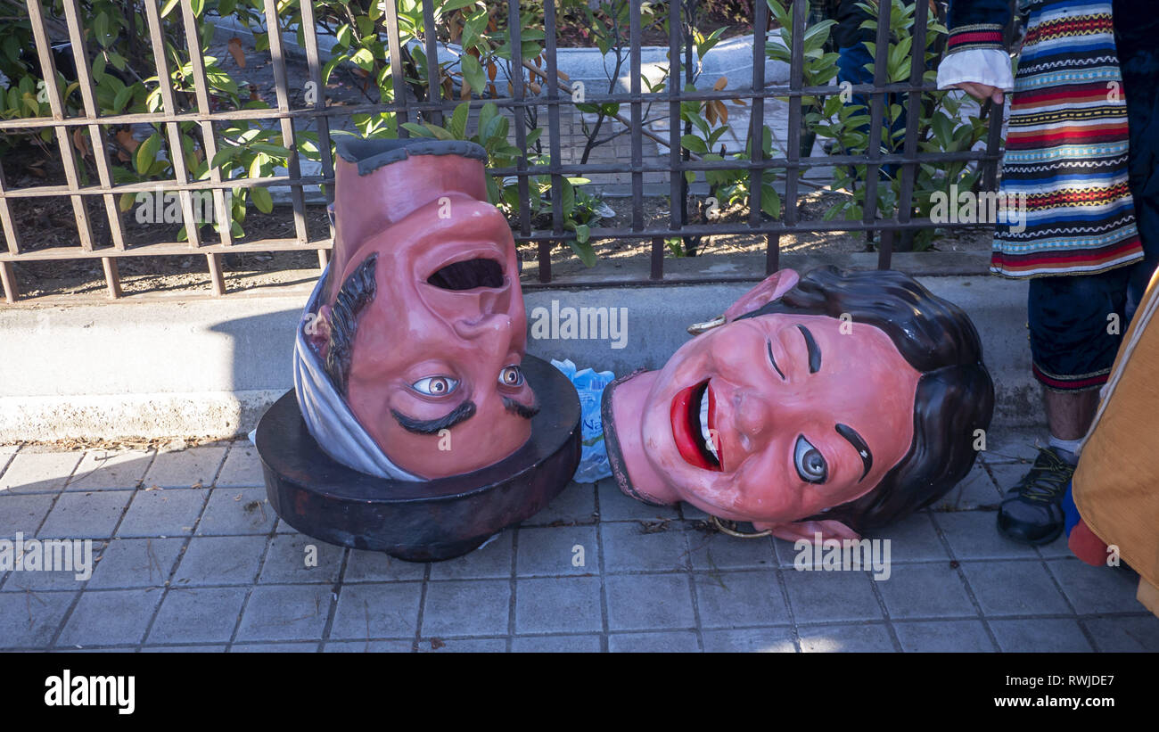 Spain madrid carnival masks hi-res stock photography and images - Alamy