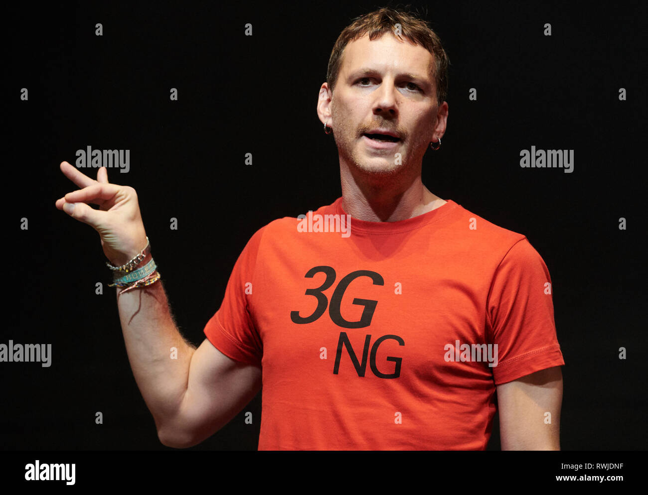 Berlin, Germany. 06th Mar, 2019. Actor Knut Berger performs on stage ...