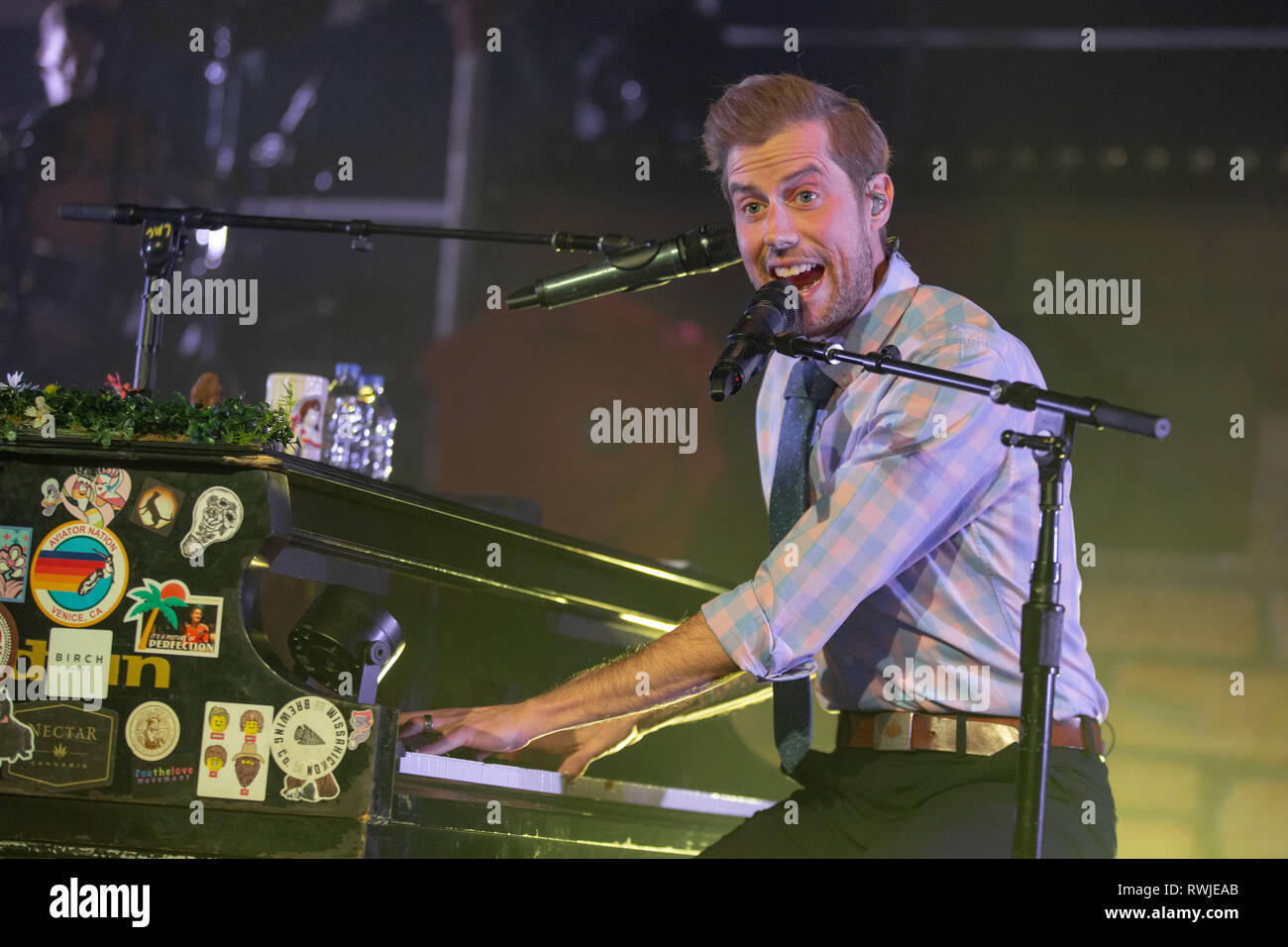 Milwaukee, Wisconsin, USA. 5th Mar, 2019. ANDREW MCMAHON of Andrew ...