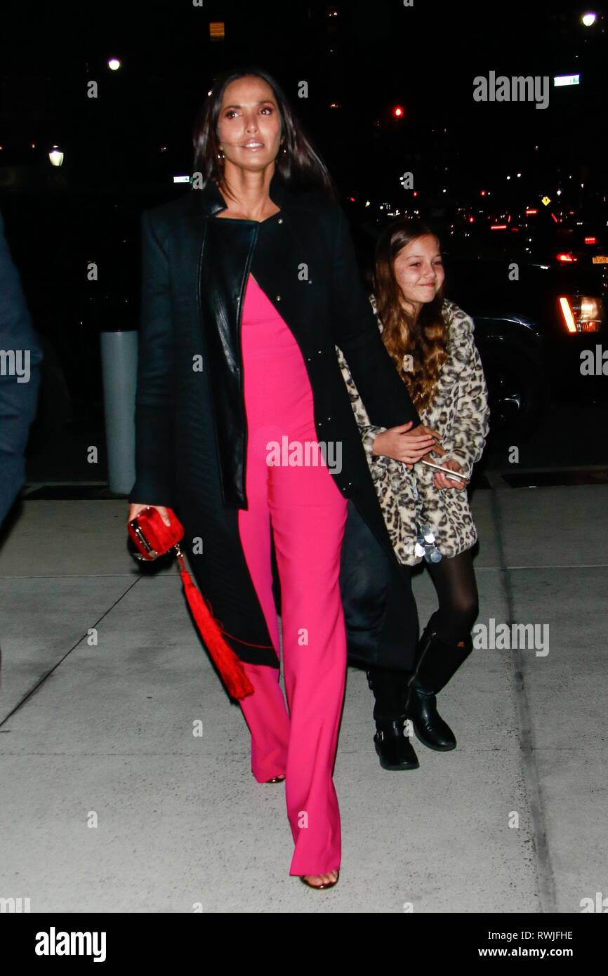 New York, NY, USA. 6th Mar, 2019. Padma Lakshmi and Krishna Thea ...
