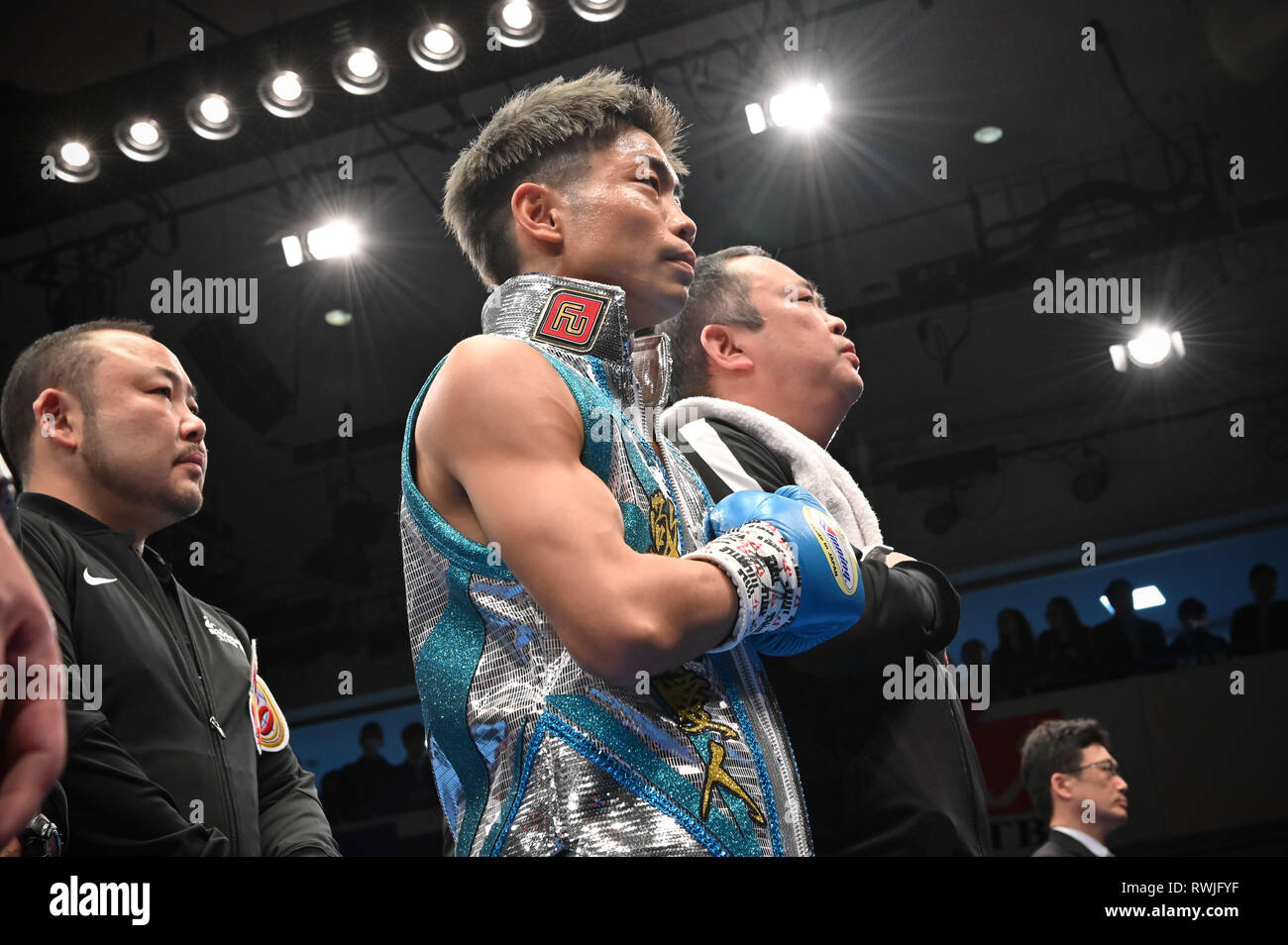 Tokyo, Japan. 26th Feb, 2019. (L-R) Tadahiro Oguchi, Masataka Taniguchi ...