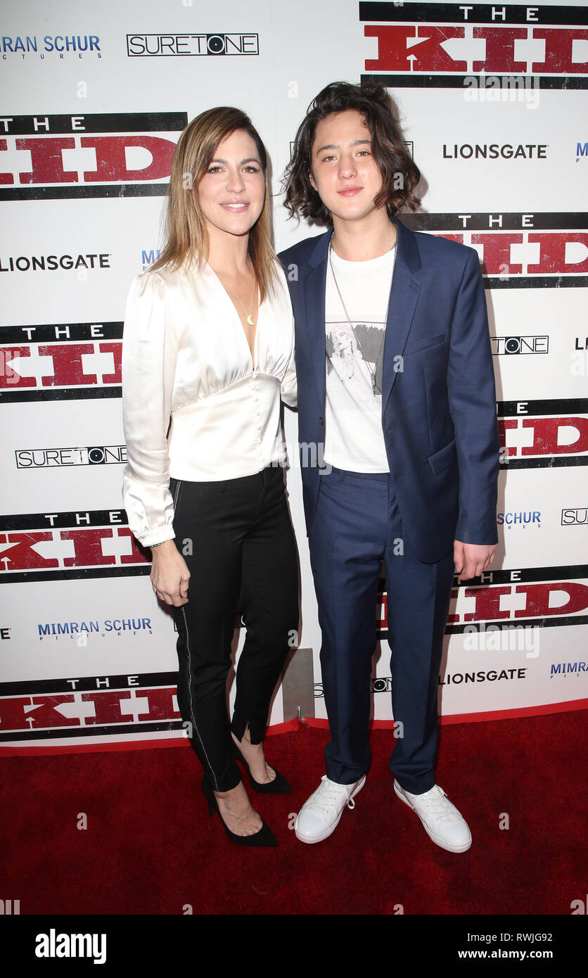 Hollywood, Ca. 6th Mar, 2019. Stephanie Schur, Jake Schur, at the ...